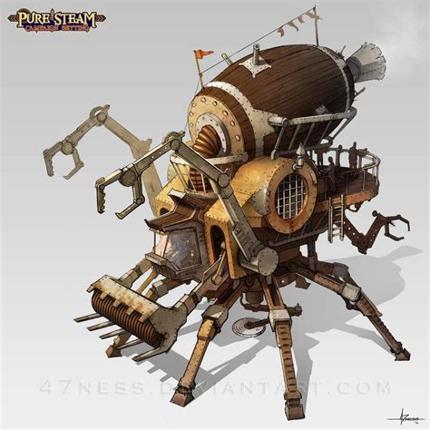 Романтика сказочного стимпанка Steampunk Art Steampunk Vehicle Steampunk