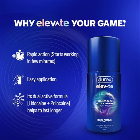 Durex Elevate Delay Spray For Men Durex Elevate Delay Spray For Men
