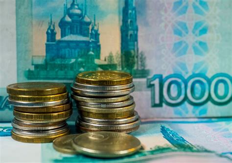 Premium Photo Russian Rubles Coins And Bills
