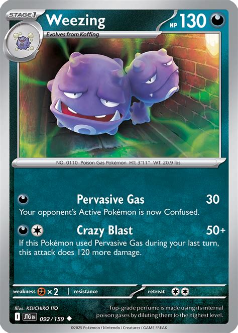 Weezing 092 Journey Together Card List Pokemon Tcg Digitaltq