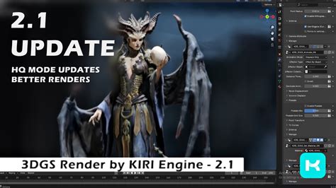 3dgs Render Addon For Blender 2 1 Update Full Tutorial Documentation Youtube
