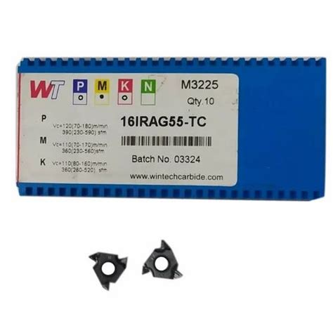 Wintech Carbide Threading Insert For Cnc Machine Size 3mm At ₹ 350