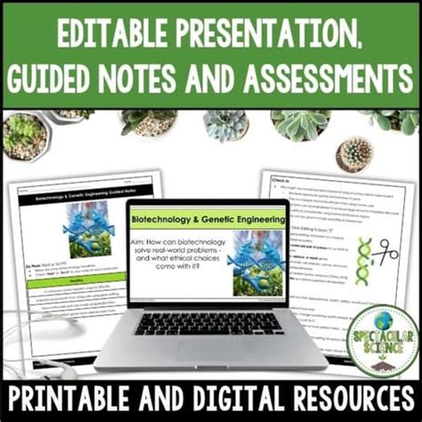 Biotechnology And Genetic Engineering Unit By Spectacular Science Tpt