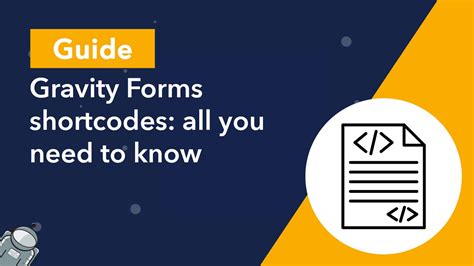 Gravity Forms Shortcodes All You Need To Know Gravitykit