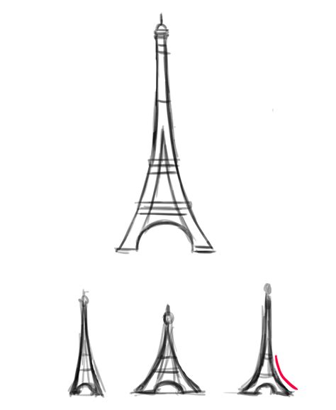 Kreativ Mit Architektur Den Eiffelturm Schritt Für Schritt Zeichnen