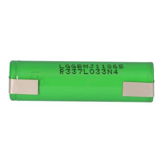 Li-Ion Akku LG LGDBMJ11865 18650 MJ1 3500mAh U-Lötfahne