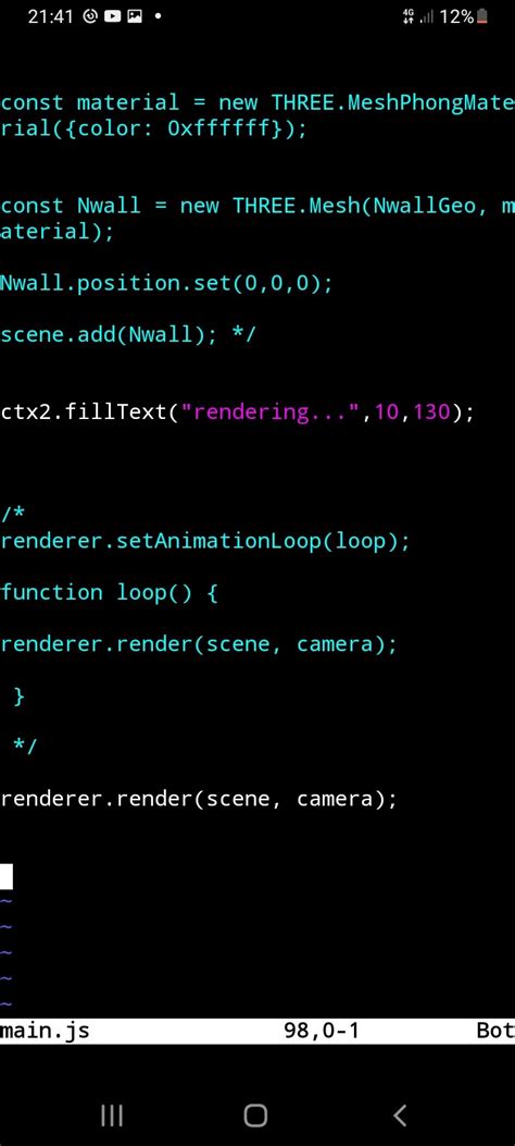 Renderer Render Not Doing Anything Questions Three Js Forum
