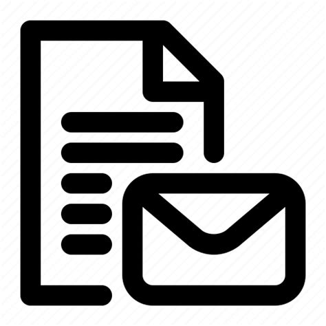 Email Template Content Draft Letter File Data Icon Download On