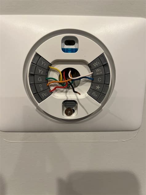 nest thermostat setup with e black wire r thermostats