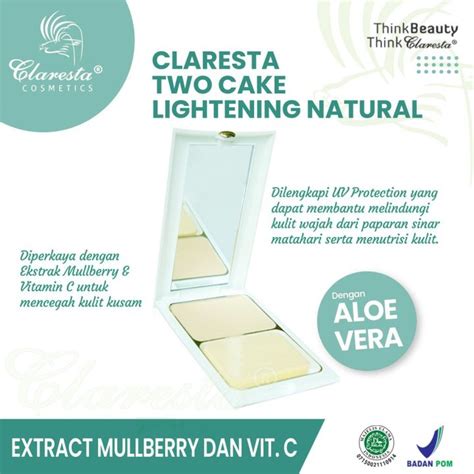 Claresta Two Way Cake Lightening Natural Lazada Indonesia