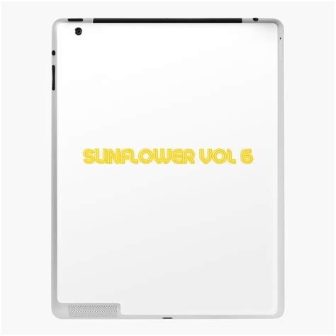 Sunflower Vol 6 Harry Styles Fine Line Aesthetic Sticker IPad Case