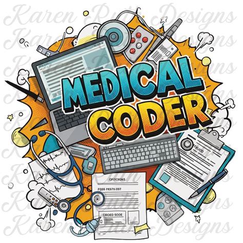 Medical Coder Png Funny Healthcare Worker Design Digital Download In