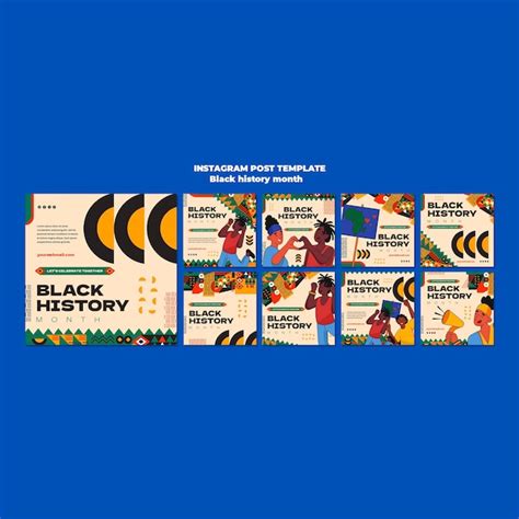 Premium Psd Black History Month Template Design