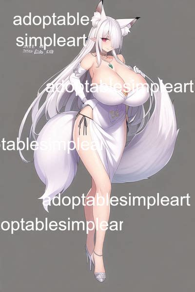 Anime Fox Girl Adopt Open By Adoptablessimpleart On Deviantart