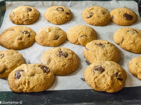 Cookies chocolat cacahuètes Kilomètre