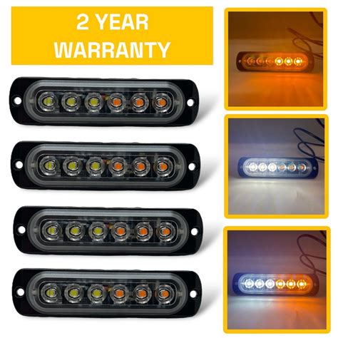 Led Emergency Strobe Lights Sl 10451 Sentinel Led Low Profile Warning