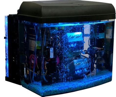 Computer Pc Mod Modification Setup Gaming Computer Rig Fish Tank
