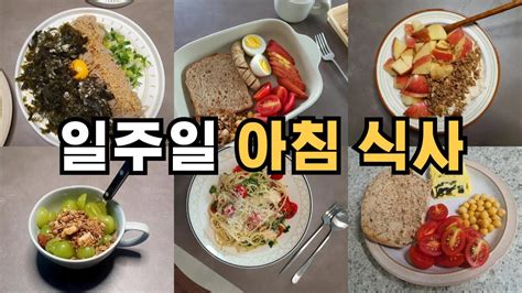 Vlogㅣ4년차 부부 일주일 아침식사 두유 그릭요거트 ㅣ토마토 브리치즈 파스타ㅣ통밀빵 추천ㅣ들기름 메밀국수 Youtube