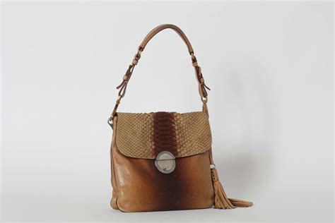 Prada Camel Python And Leather Bag The Ap Archive
