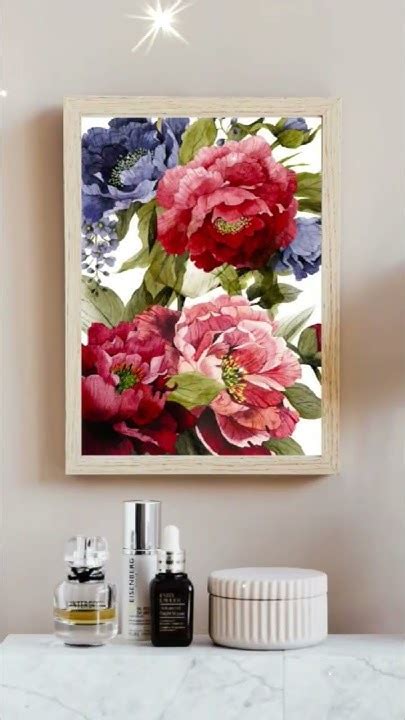 풍수그림 양기를 채우고 재물을 불러들이는 목단꽃 풍수그림 풍수그림 풍수액자 풍수인테리어 풍수 풍수지리 풍수소품 Youtube