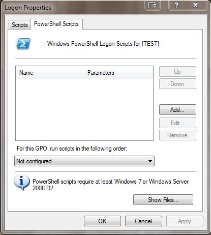 PowerShell Logon Script In Group Policy 10 By Rob Dunn Windows