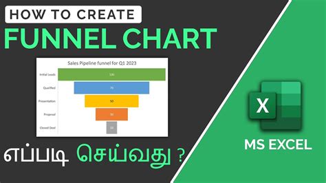 Excel Funnel Chart In Tamil YouTube