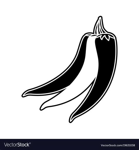 Isolated Pepper Design Royalty Free Vector Image