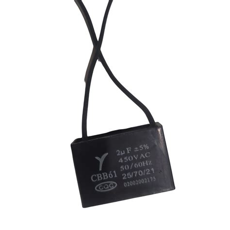 Capacitor Quadrado Fios Uf Para Ventiladores Ventisol Shopee Brasil