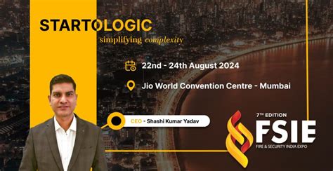 🤝 Meet Mr Shashi Kumar Yadav At Fsie 2024 🤝 We Are Excited To Invite