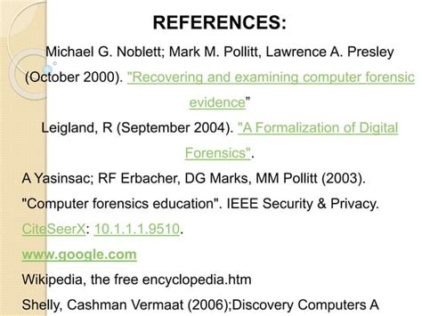 computer forensics in fighting crimes ppt