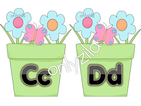 Prasekolah Seri Pagi Kad Abjad Bunga