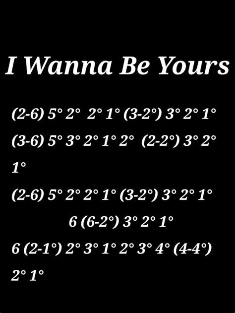 Kalimba Tabs I Wanna Be Yours