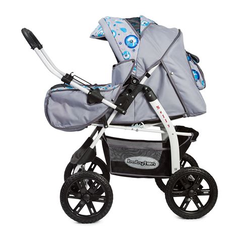 Коляска трансформер Babyton Melly Grey-Blue купить по цене 1759 ₽ в ...