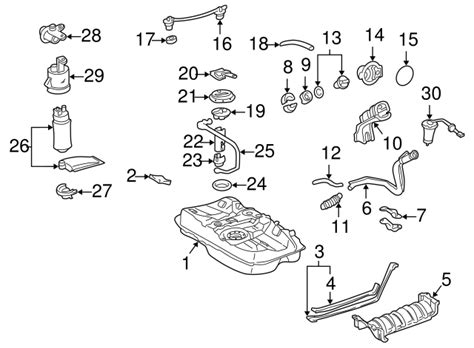 77201 33020 Filler Neck 1997 1999 Toyota Camry Boch Toyota South