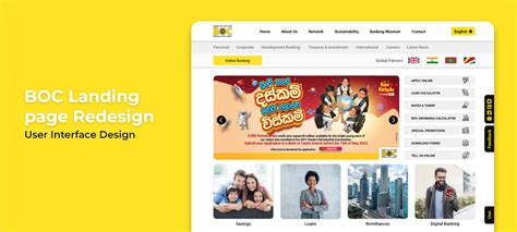 Boc Landing Page Redesign Behance