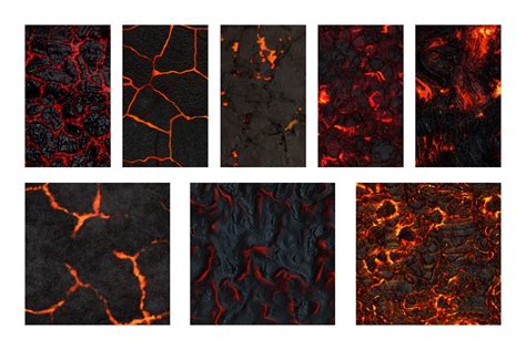 Lava Patterns Seamless 3d Tiles Designercandies