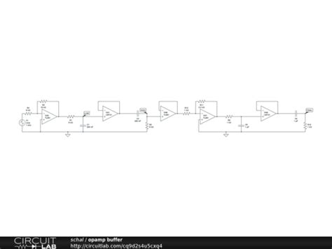 Opamp Buffer Circuitlab