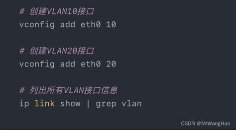 Linux中的vconfig命令 CSDN博客