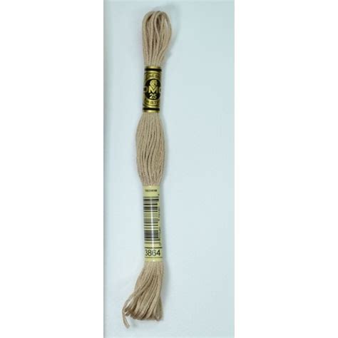 Dmc Stranded Cotton Embroidery Floss Colour 3864 Light Mocha Beige