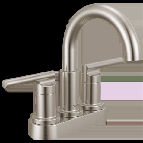 Two Handle Centerset Lavatory Faucet In Stainless 25859lf Ss Delta Faucet