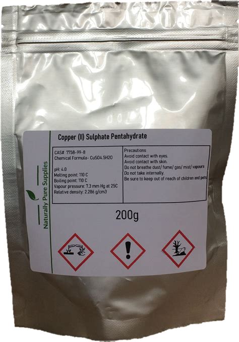 Copper Ii Sulphate Pentahydrate Technical Grade Naturallypuresupplies