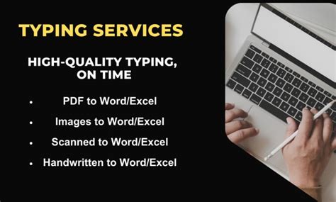 Provide Fast And Accurate Typing Services By Mafiqjam Fiverr