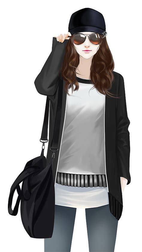 现代卷发女人