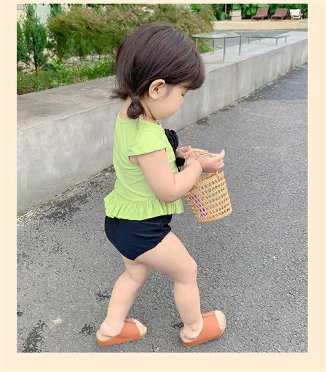 【楽天市場】ベビー 水着 女の子 水着 セパレート 2点セット 半袖 子供 キッズ ベビー 水着 女の子 ミズギ ショットパンツ スクール