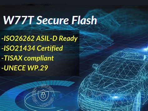 Trustme W77t Iso26262 Asil D Ready Secure Flash Memory For Automotive Systems