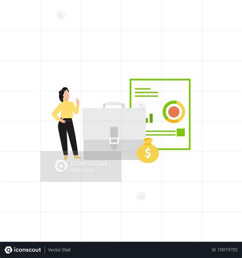 Employee Is Analyzing Analytics Data Animation Free Download Business
