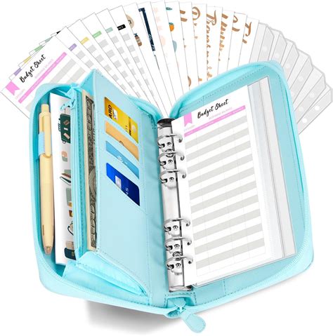 Soul Mama Mini Binder With Cash Envelopes Cute Pink A8 Binder Wallet Money