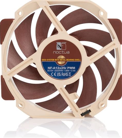 Noctua Fan 12v Nf A12x25r 3djake International