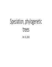 Understanding Speciation And Phylogenetic Trees Exploring The Course Hero