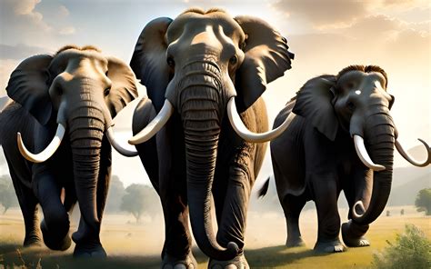 Обои слоны на рабочий стол